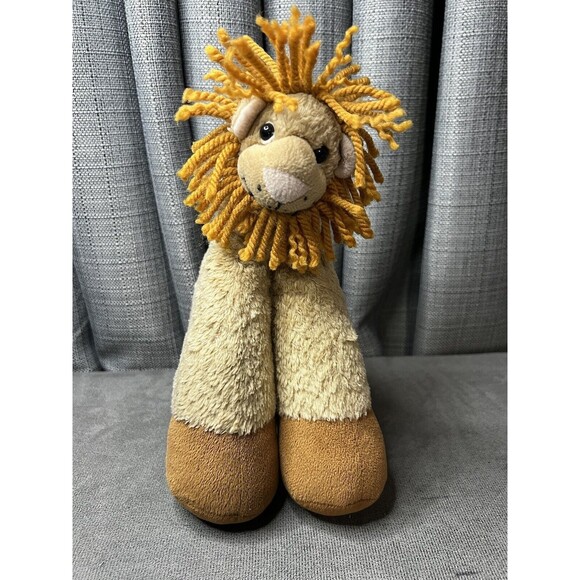 Bestever | Toys | Bestever Funny Feet Brown Lion Yarn Plush Long Legs 6 ...